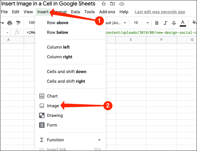 How To Insert An Image In A Cell In Google Sheets 2021