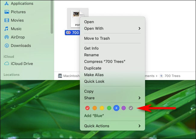 [ Tips ] You Can Make Color Mac Files with Tags in MacOS